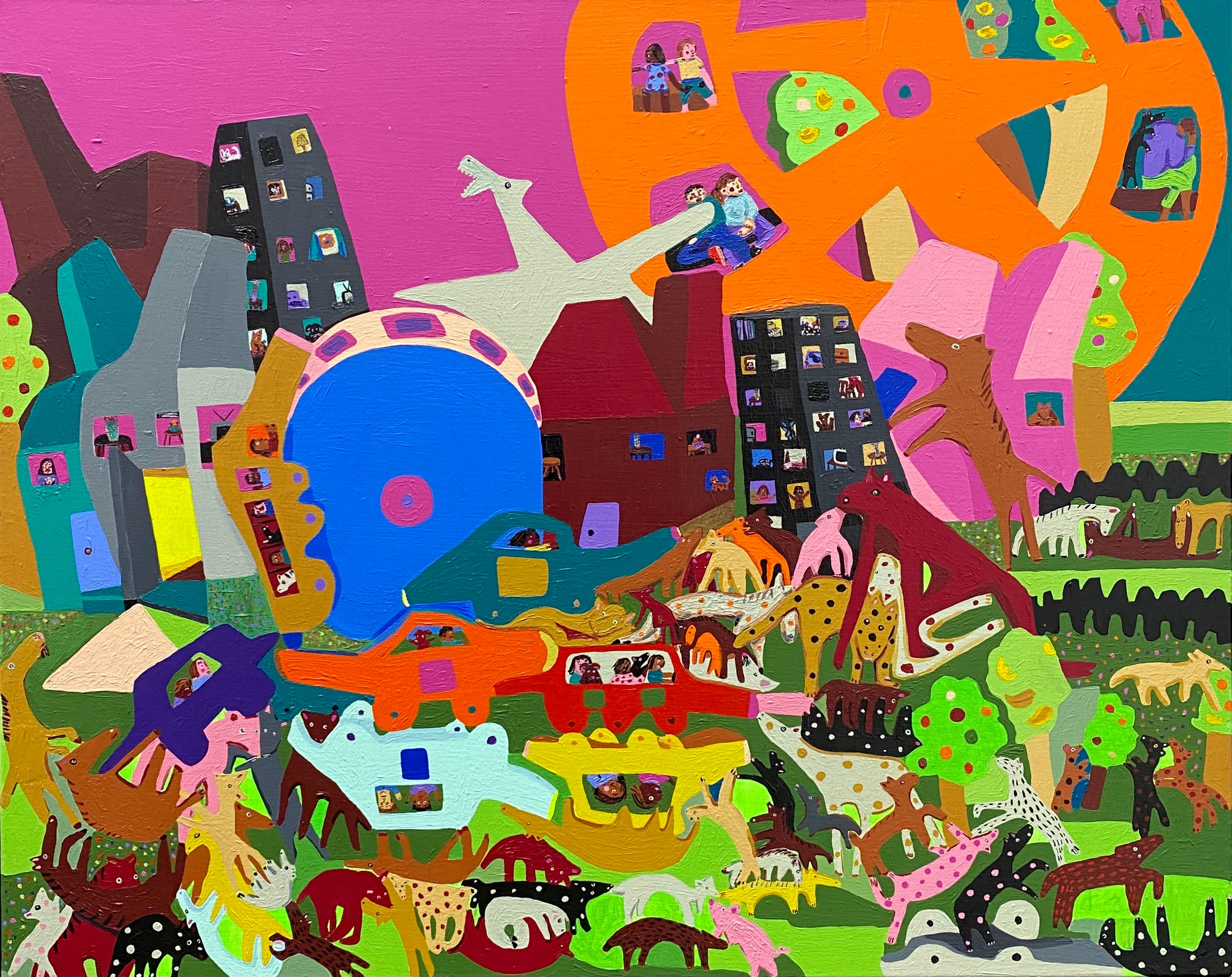 The Ferris Wheel's Turn, Maren Less | Gross McCleaf Gallery